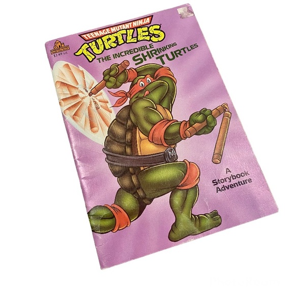 Other | Vintage 199 Tmnt Book Teenage Mutant Ninja Turtles Incredible ...